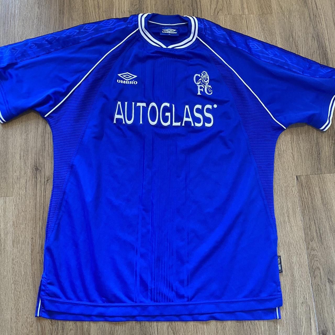 Umbro 1999-00 Chelsea Football Shirt Home Premier League Retro 90s ...