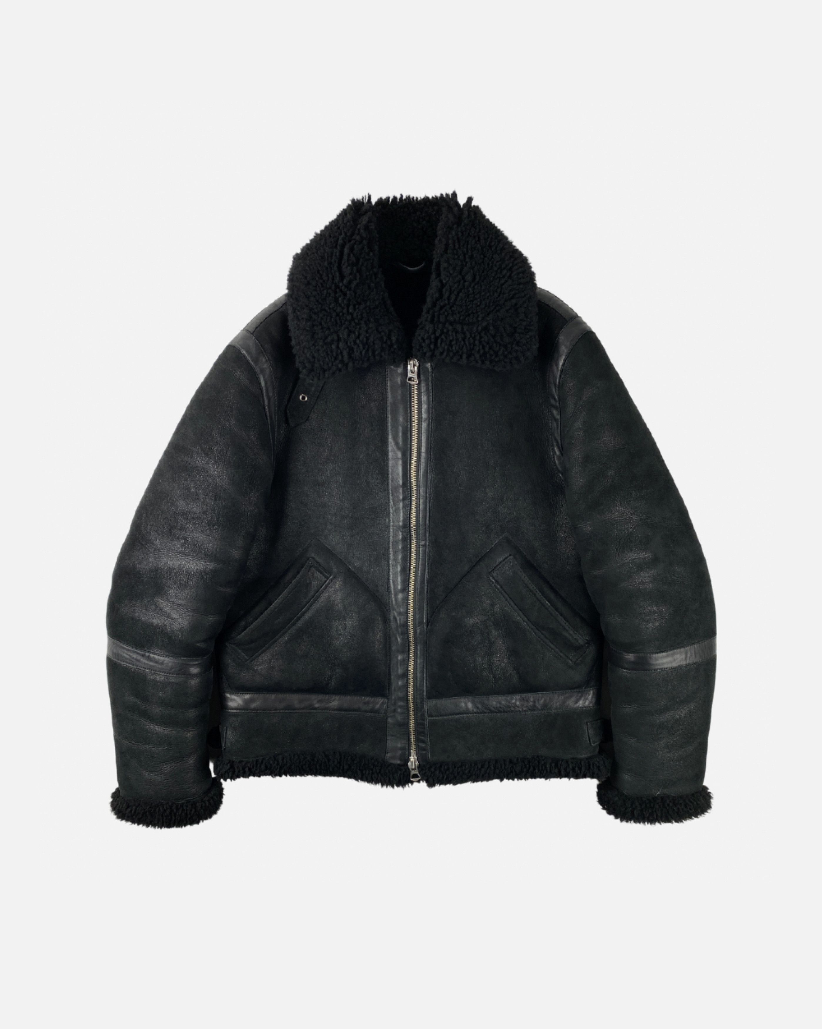 Acne Studios Acne Studios Black Ian Shearling Jacket | Grailed
