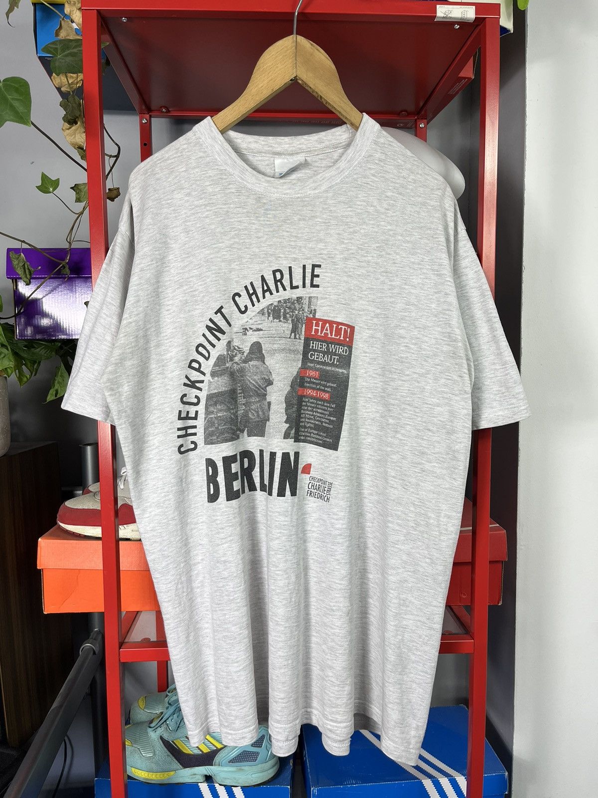 Streetwear × Vintage Vintage 90s Berlin checkpoint charlie memorial ...