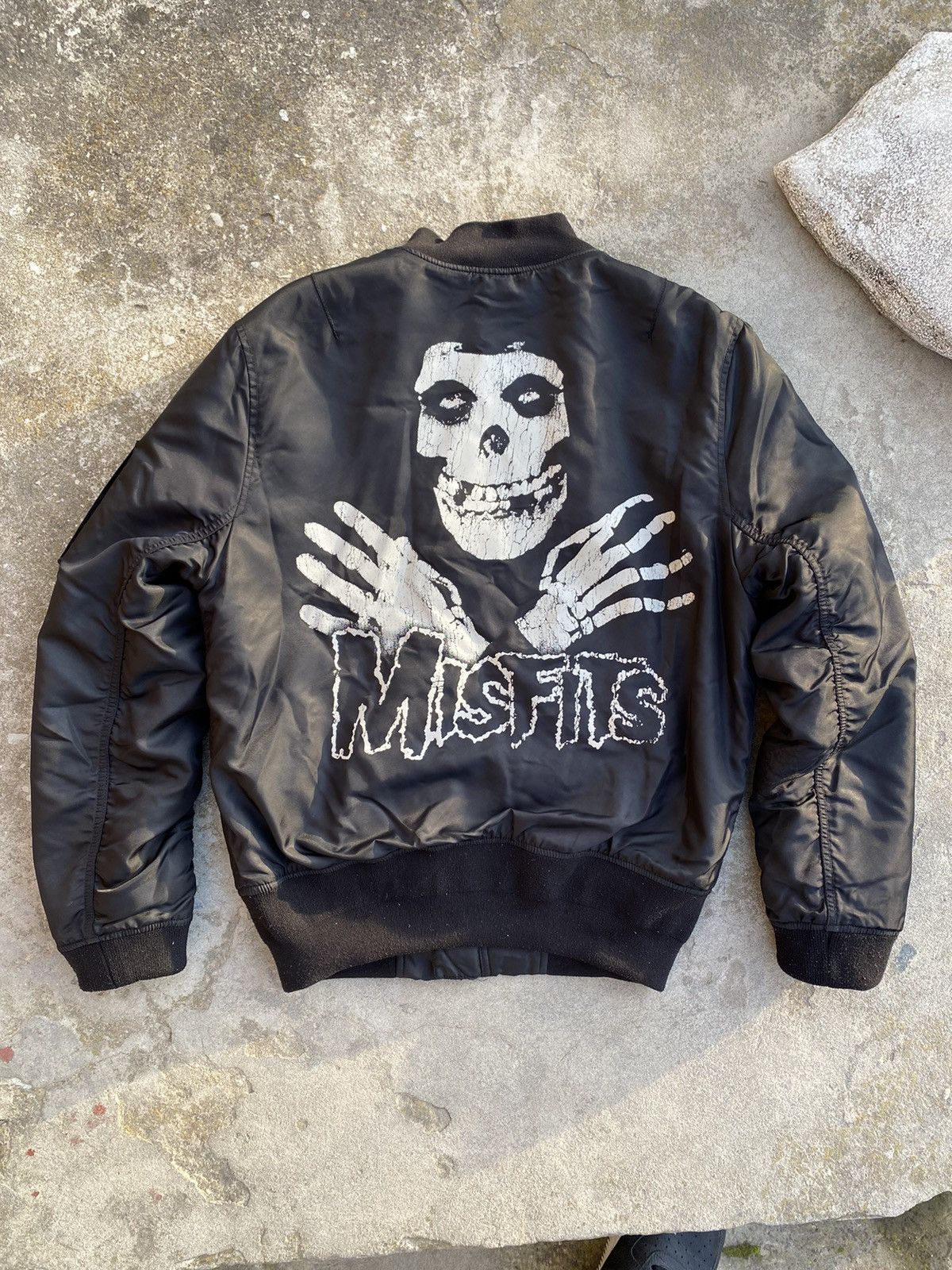 Band Tees × H&M × Misfits Misfits Bomber Band Jacket | Grailed