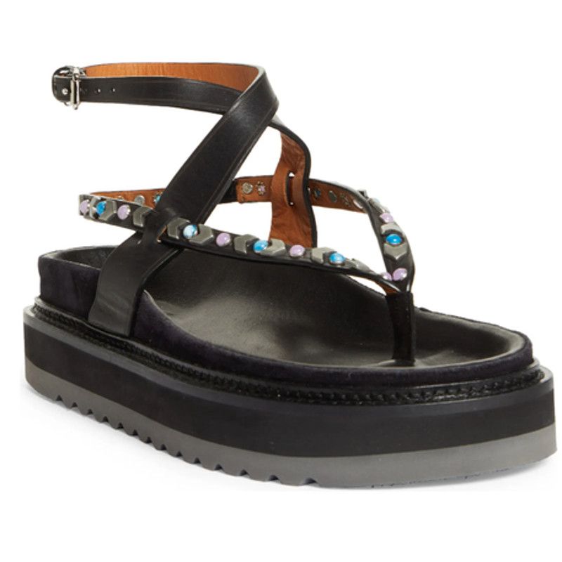 Isabel Marant ISABEL MARANT Elham Platform Thong Sandal Shoes 40 9.5 ...