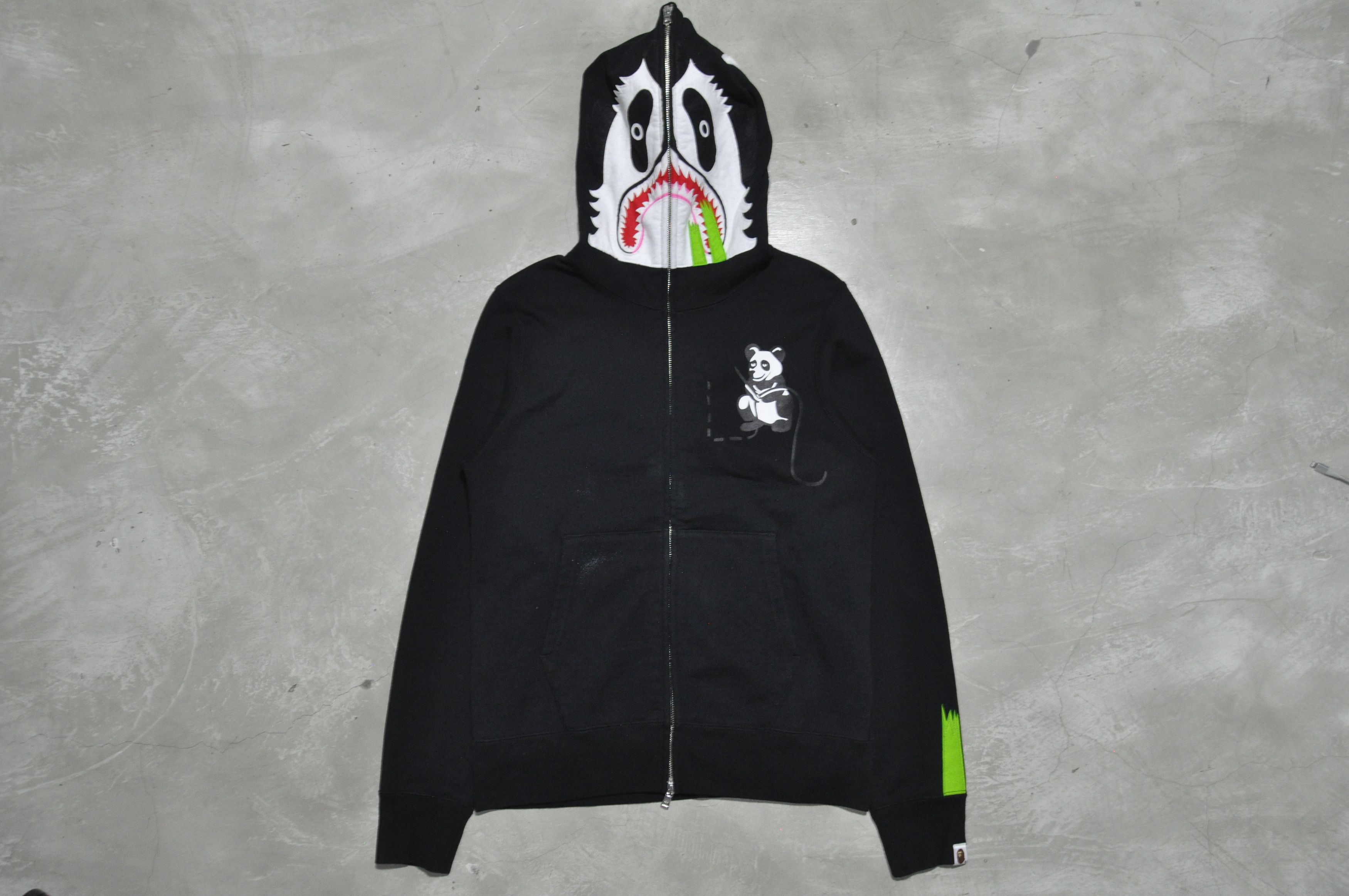 Bape Bape Panda Full Zip Hoodie | Grailed