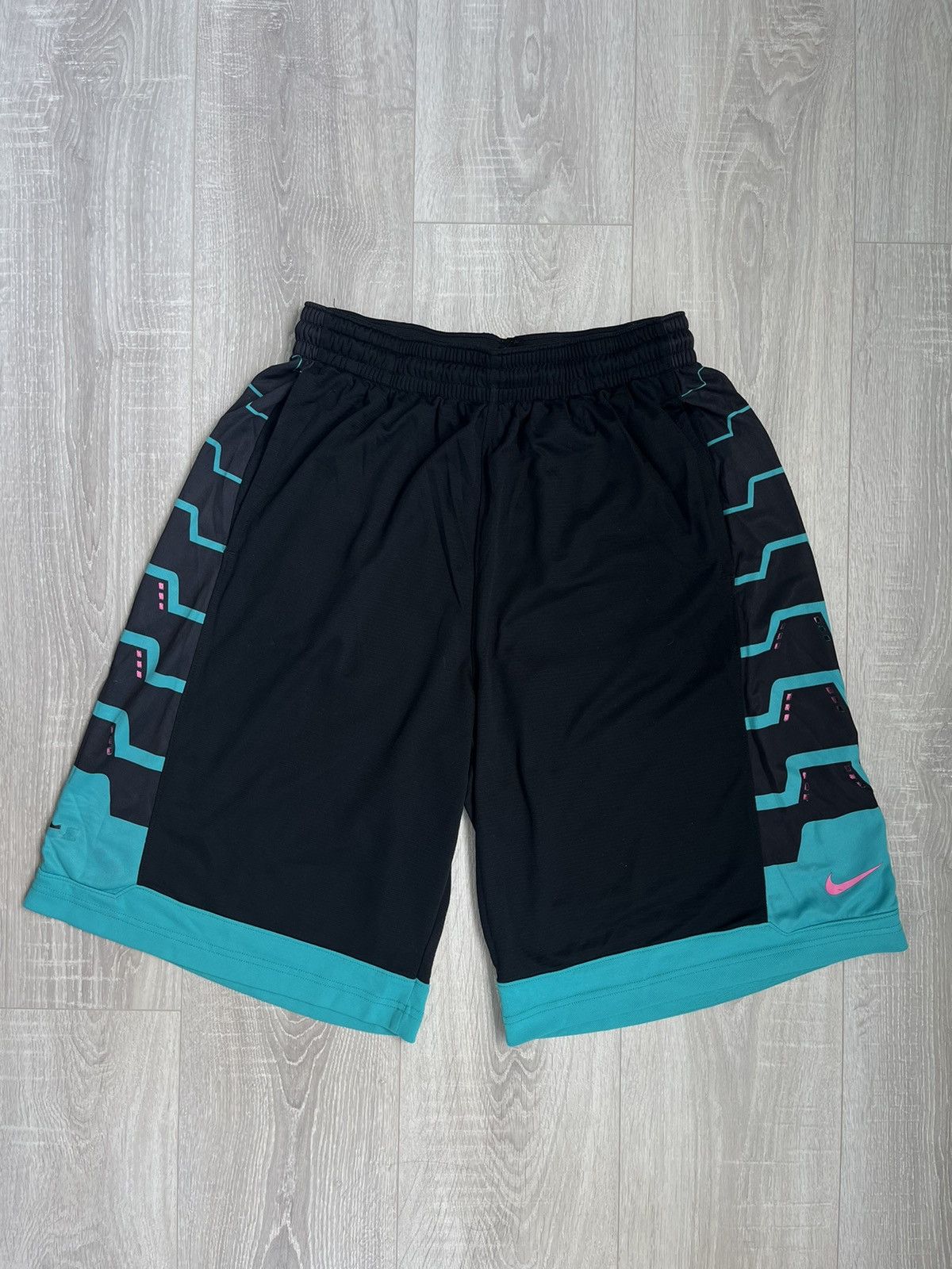 Nike × Streetwear Nike LeBron 11 Shorts South Beach Collection Swoosh ...
