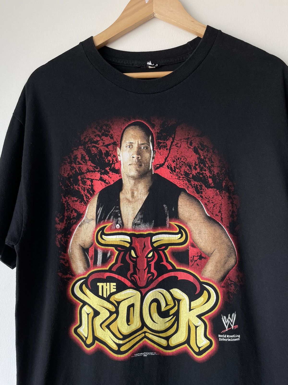 Vintage VINTAGE THE ROCK WCW TEE | Grailed