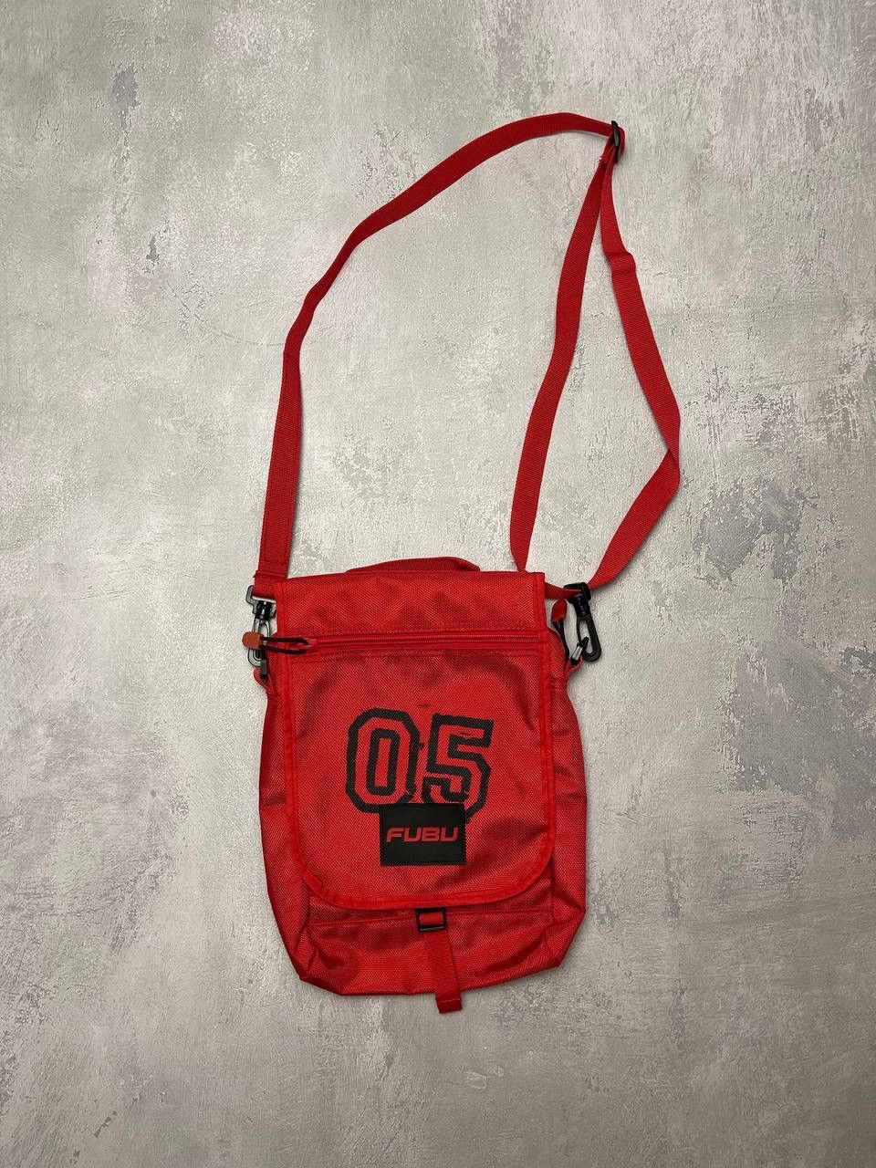 Vintage Fubu crossbody bag vintage red 05 | Grailed