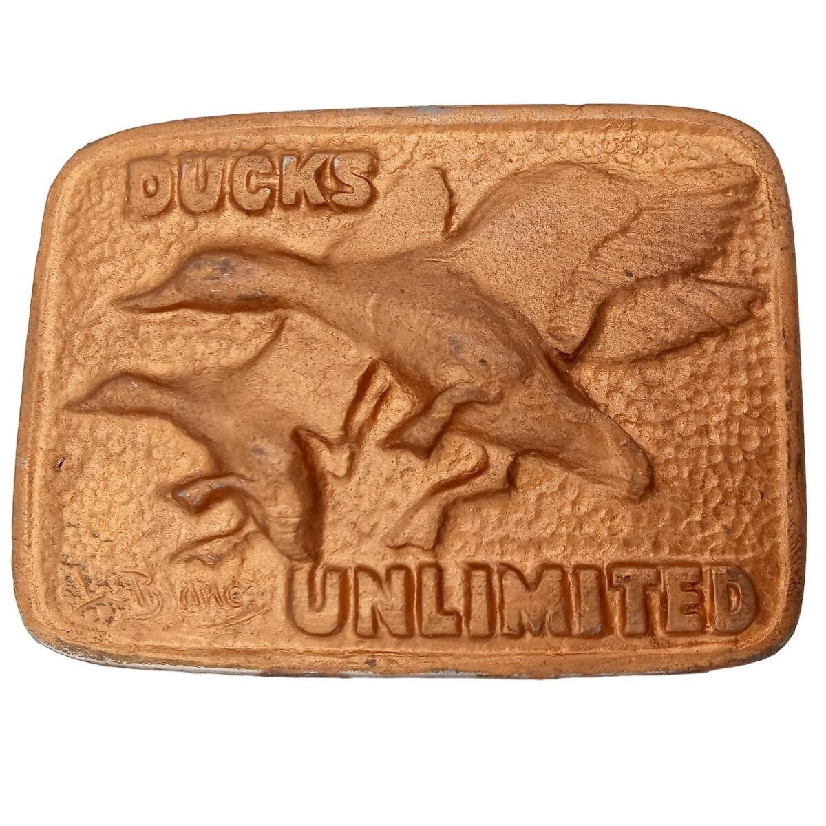 Vintage Ducks Unlimited Belt Buckle 1973 James Lind Vintage Western ...