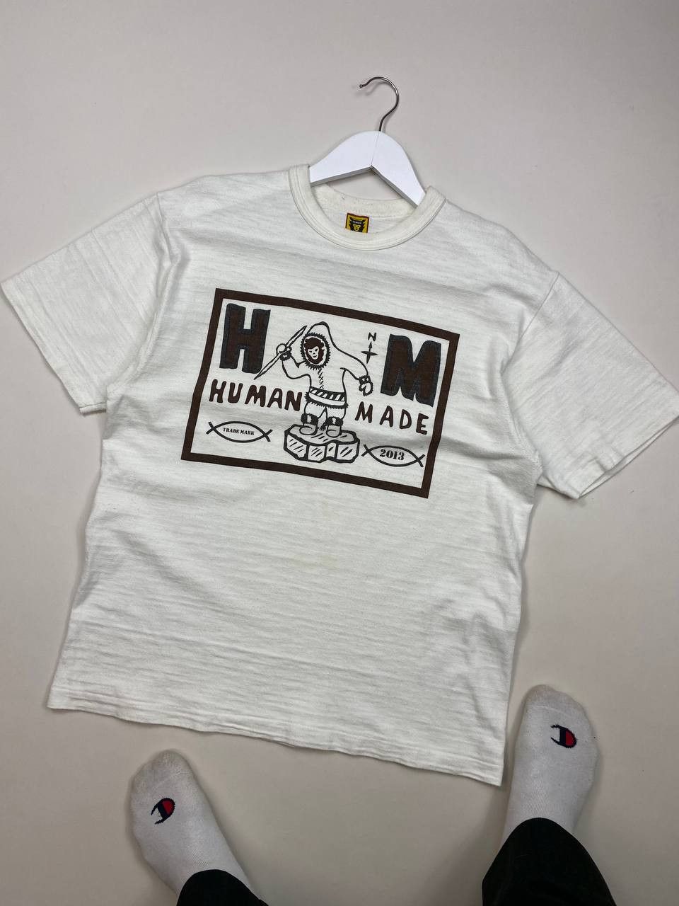 Human Made × Nigo × Streetwear Human Made Nigo White Tee | Grailed