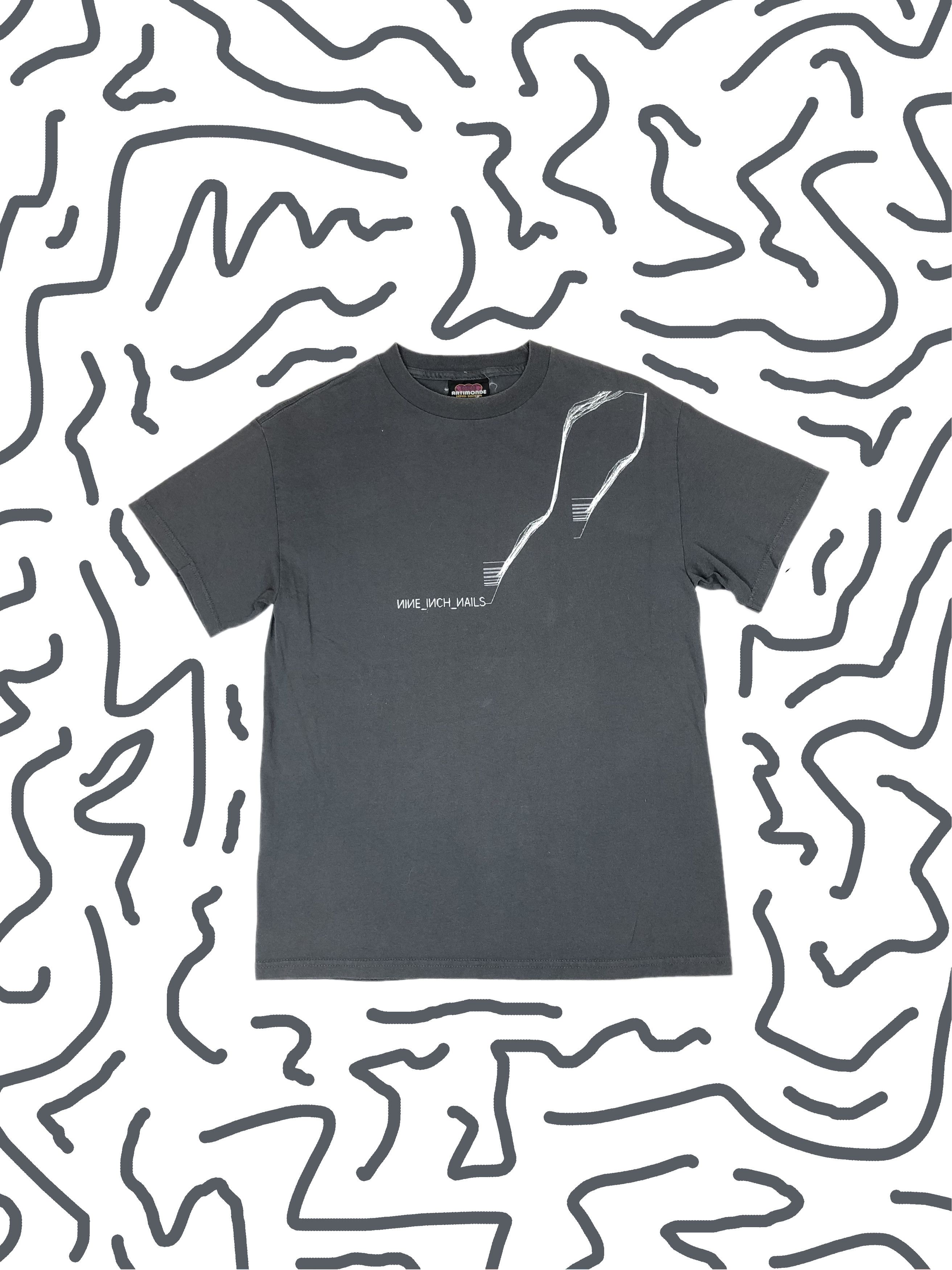 Band Tees Nine Inch Nails TShirt NIN With Teeth Streetwear Travis Y2K ...