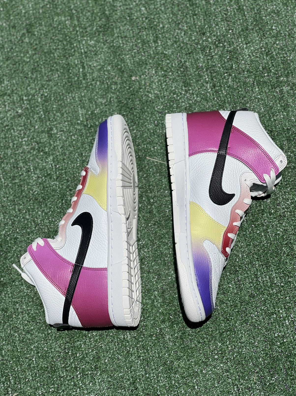Nike × Streetwear Gradient Sky-Line Multicolor Nike Dunk High Wms12 ...