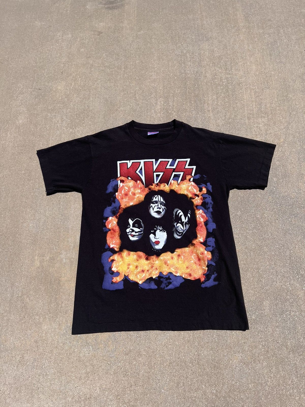 Band Tees × Vintage Vintage 1990 KISS Band Tour T Shirt 90s | Grailed