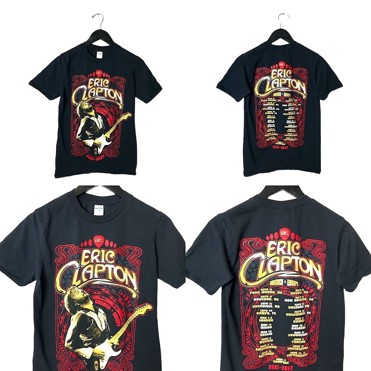 Gildan × Pacsun × Urban Outfitters Eric Clapton T Shirt English Rock Guitarist Tour Small | Grailed