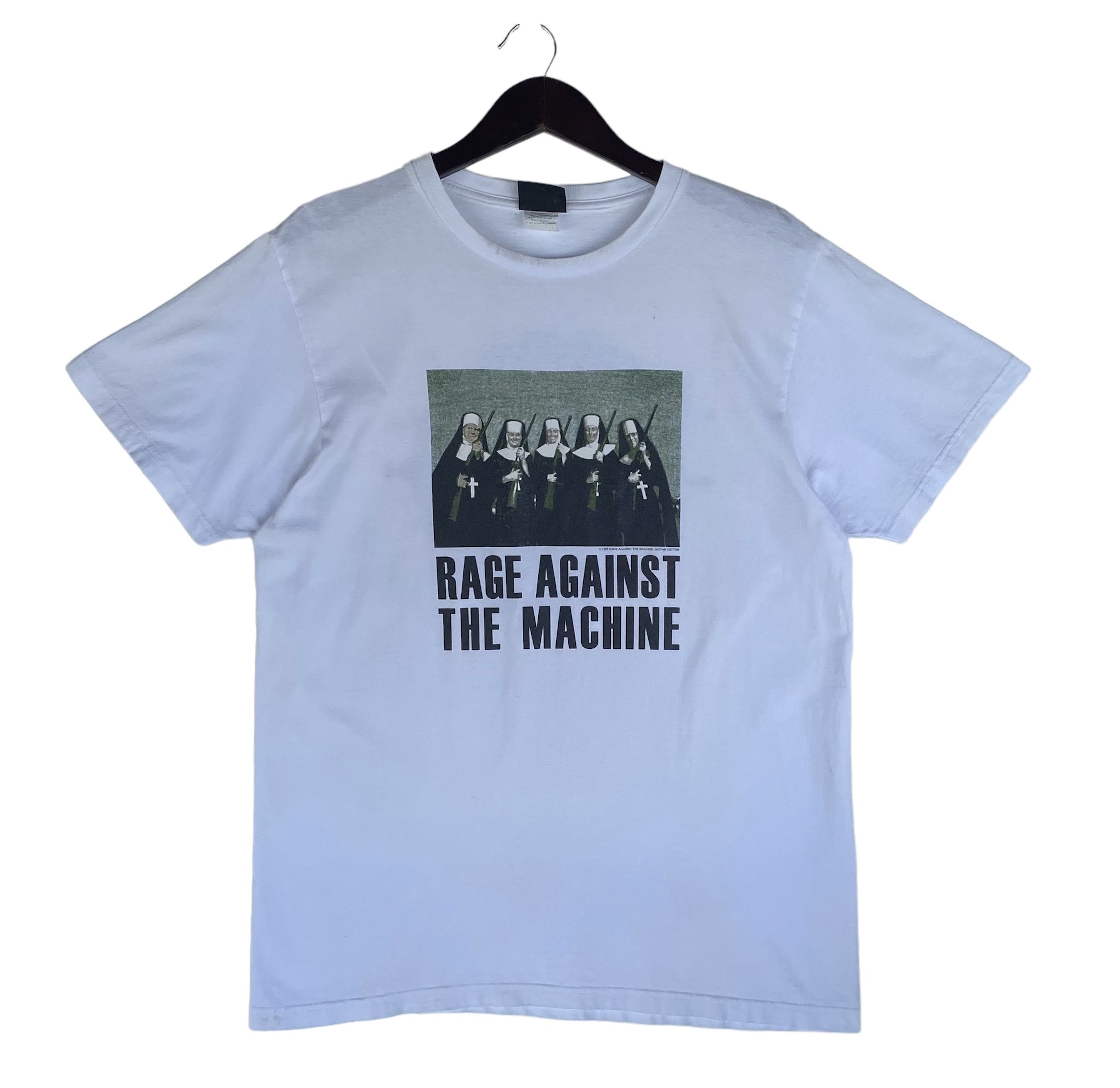Vintage VINTAGE 90s Rage Against The Machine RATM band 1997 shirt | Grailed