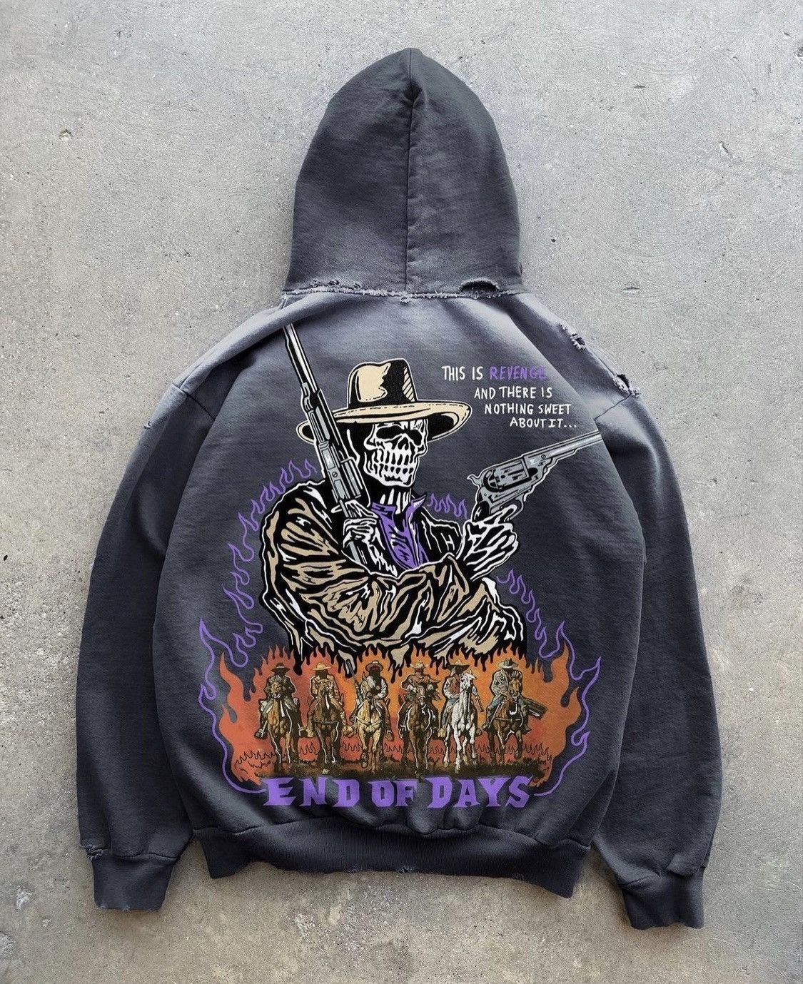 Warren Lotas Warren Lotas Revenge Cowboy Hoodie XXL | Grailed