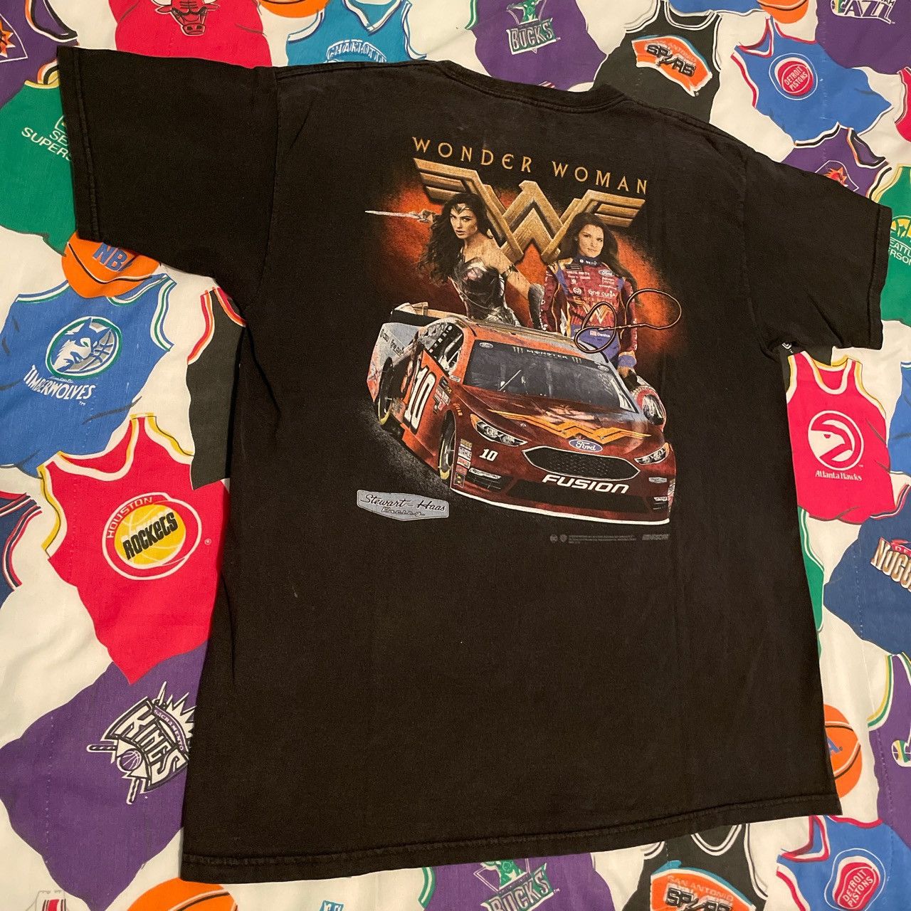 Chase Authentics × NASCAR × Vintage Y2K Wonder Woman Nascar Tee | Grailed