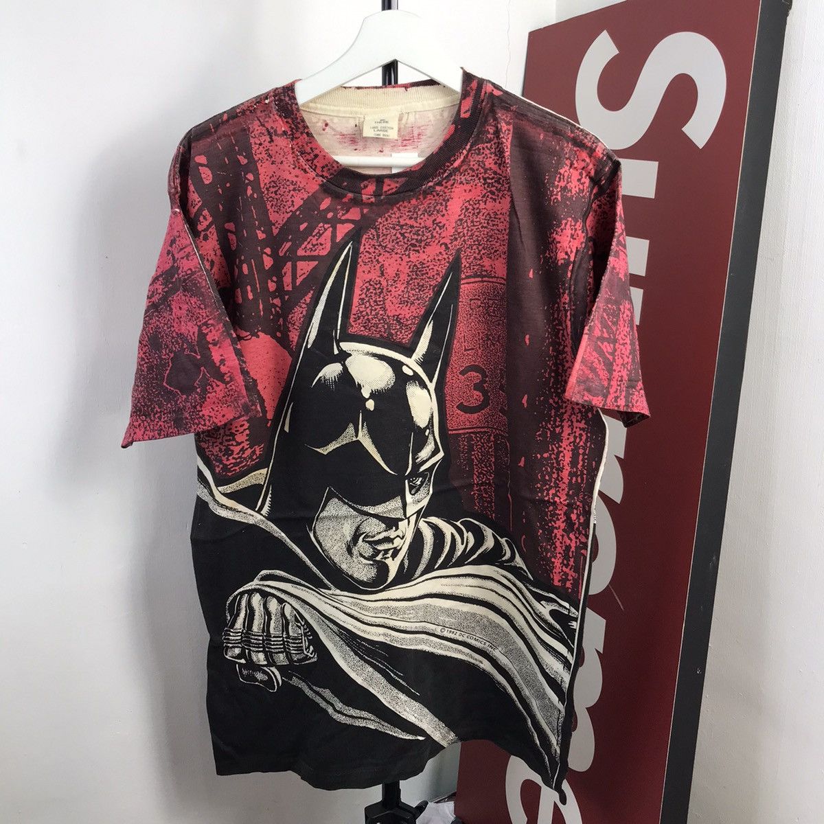 Vintage 90s marvel dc comics BATMAN & ROBIN shirt all overprint | Grailed