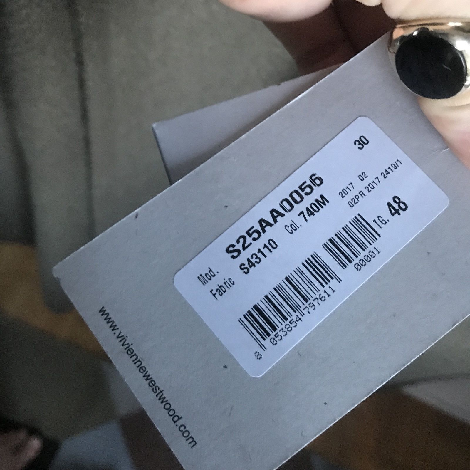 Harris Tweed × Vivienne Westwood BNWT 3.9K Military Officer Coat Double ...