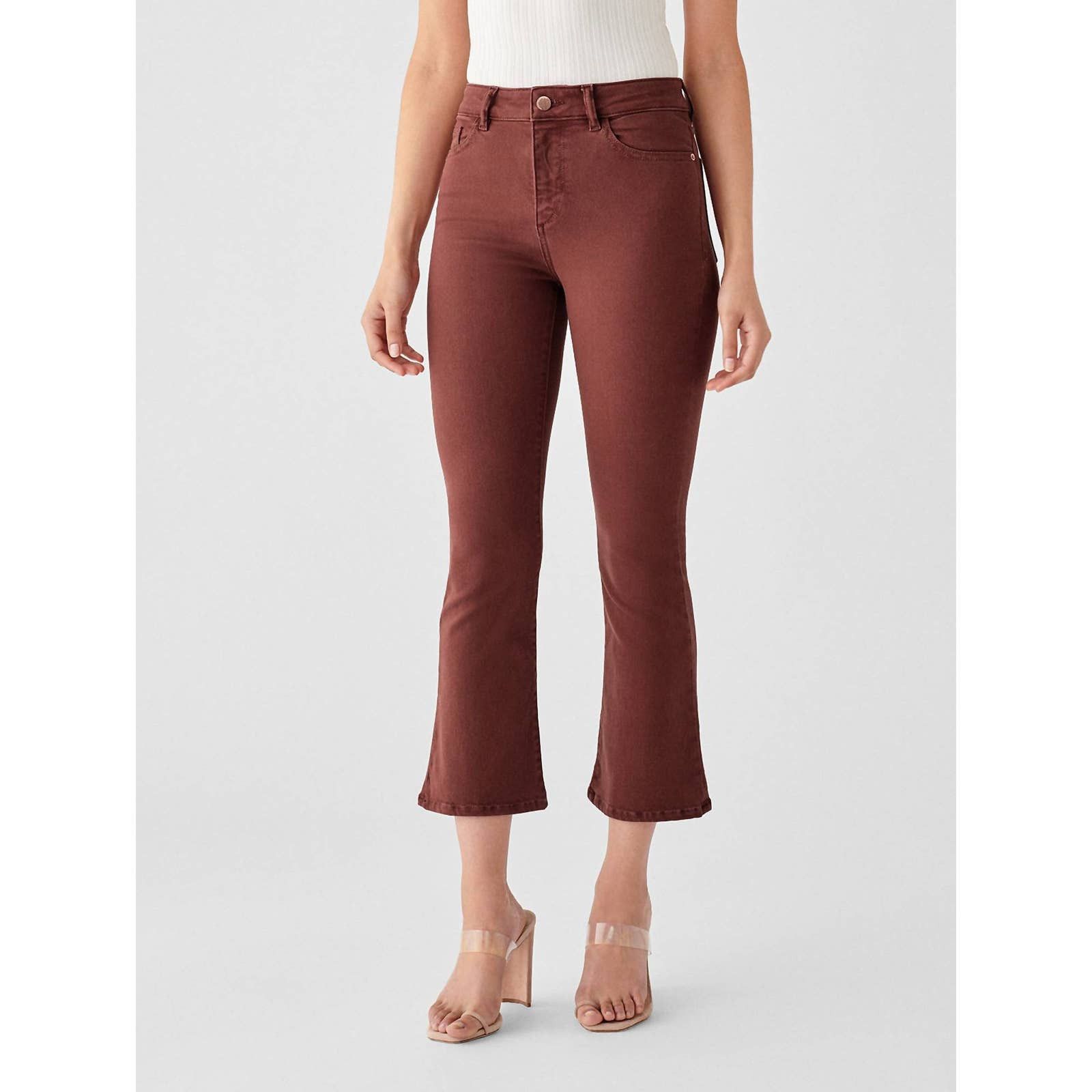 Dl1961 Bridget Cropped High Rise Instasculpt Bootcut Denim | Grailed