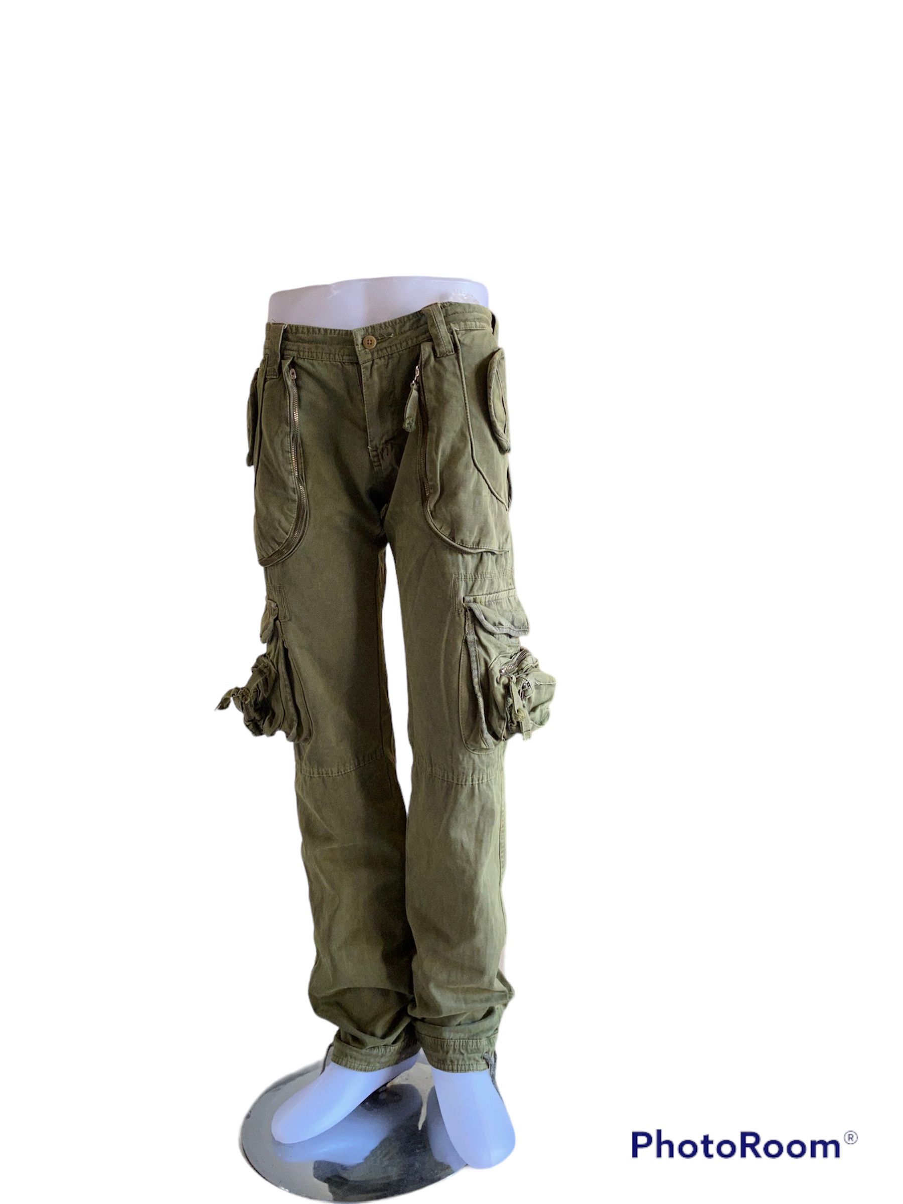 Hysteric Glamour 🔥 Rare Design Travis Scott Tactical Multi Pocket Brown Army | Grailed