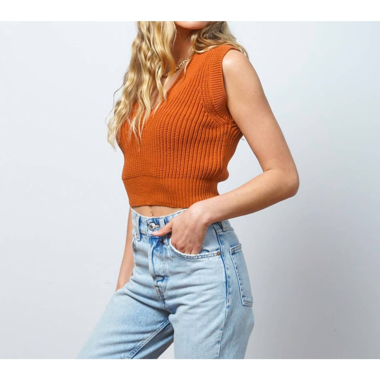Central Park West Tia Tank Top In Terracotta | Grailed