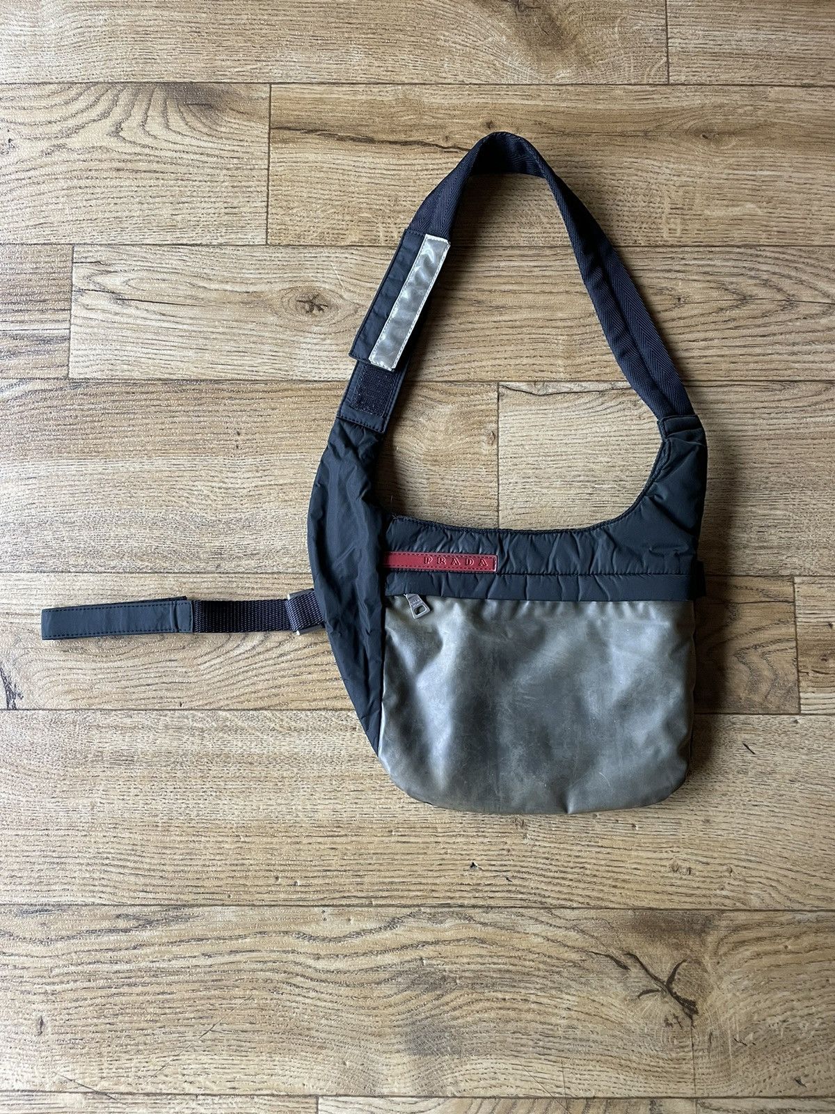 Vintage Vintage 1999 Prada Chest Rig Sling Tactical Bag Crossbody | Grailed