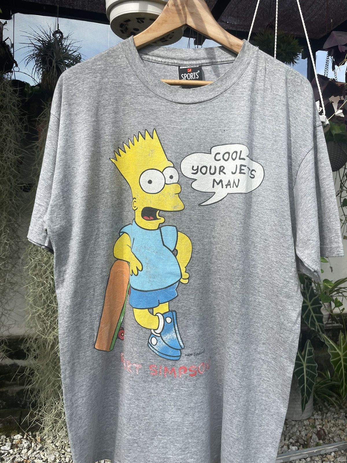 Vintage Vintage The Simpsons Cool Your Jets Man Bart Simpson | Grailed