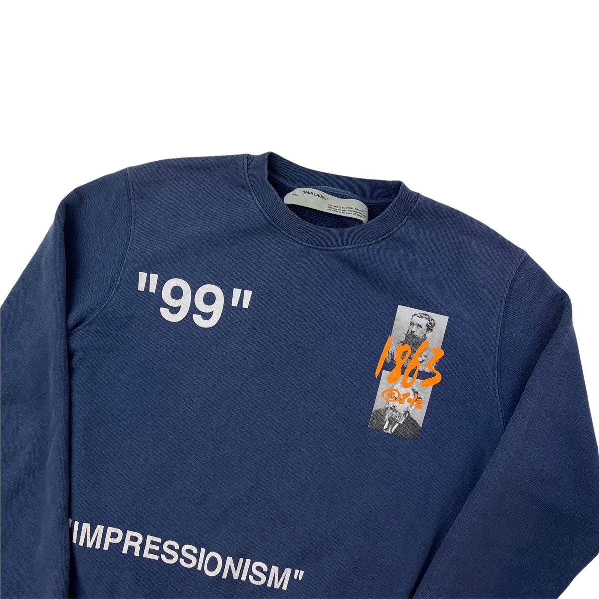Off-White Off-White Impressionism Boat Print Sweatshirt | Grailed