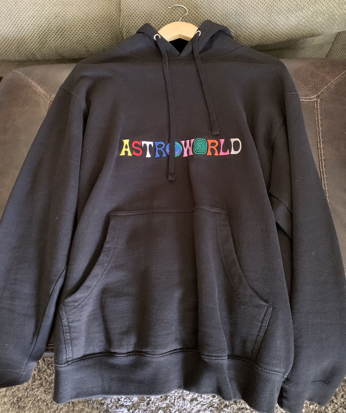 Travis Scott ASTROWORLD LOGO HOODIE | Grailed