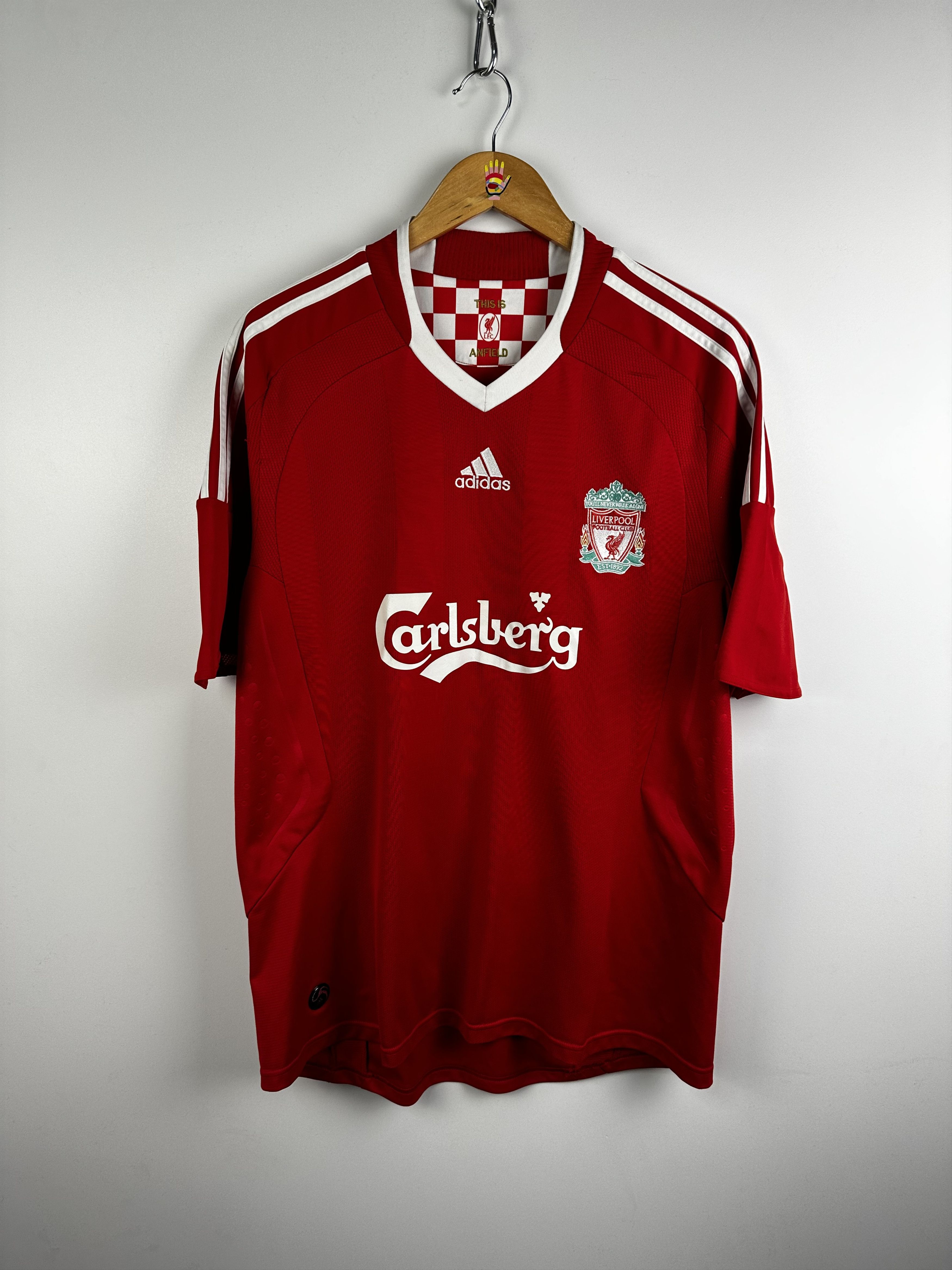 Adidas × Soccer Jersey × Vintage Liverpool 2008 2009 Home Football ...