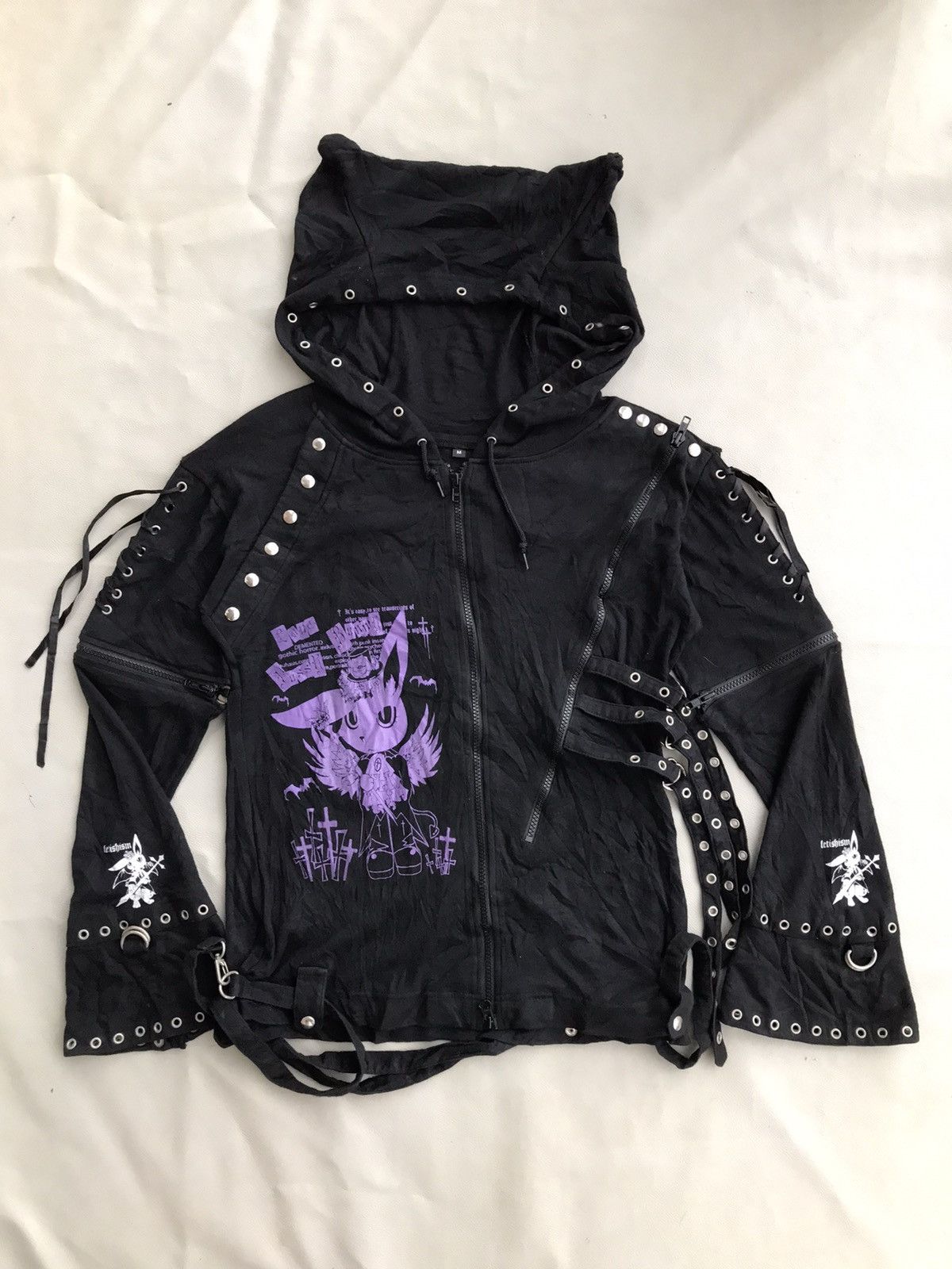 Japanese Brand Maris Rock Seditionaries Punk Hoodie Ear Cat | Grailed