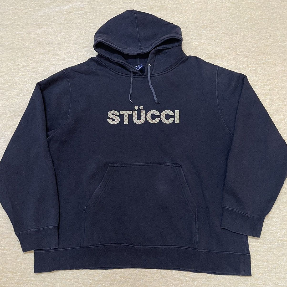 Stussy × Vintage Vintage Stussy ‘Stucci’ Hoodie USA | Grailed