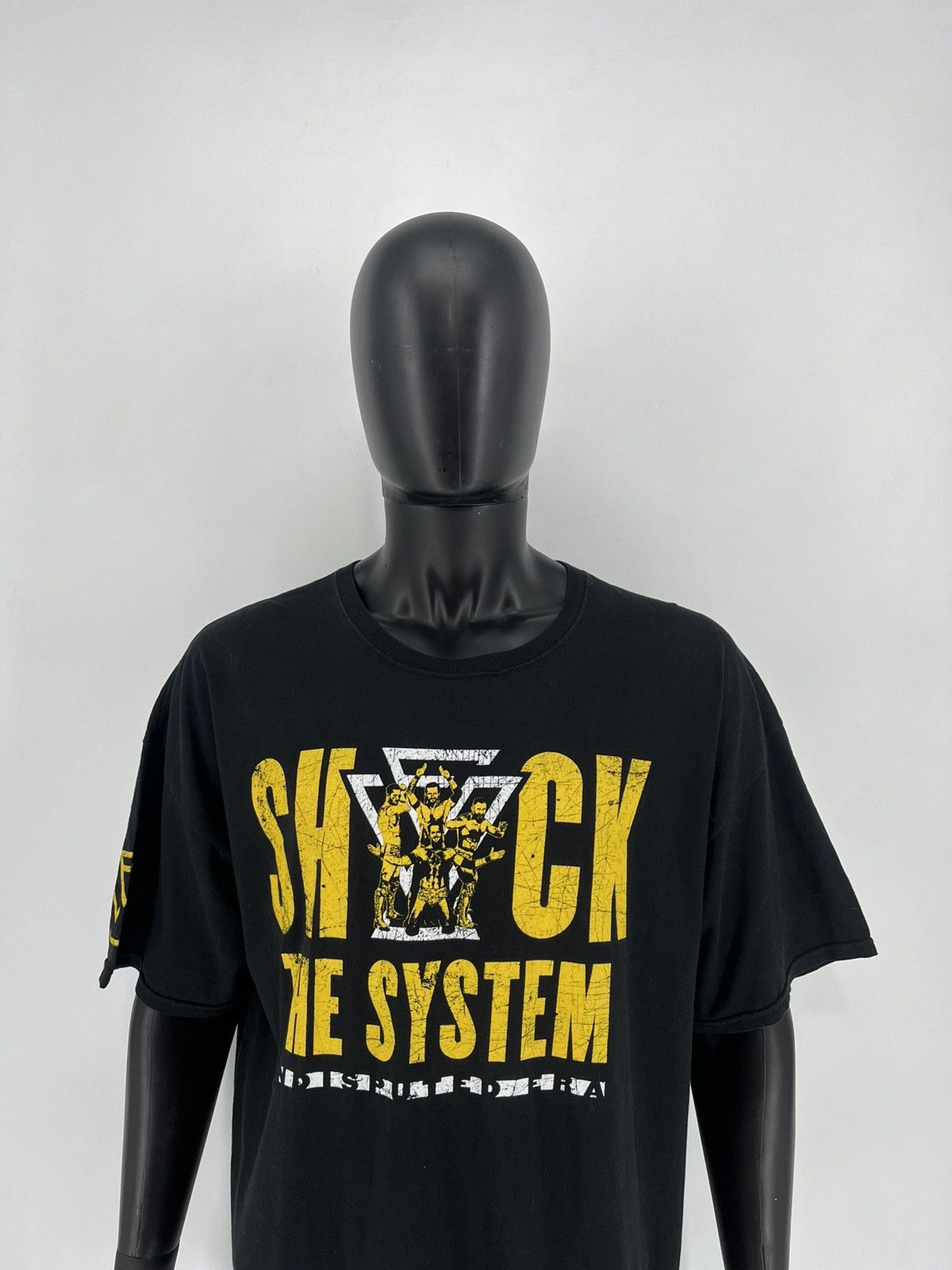 Vintage WWE NXT Undisputed Era Shock the System Wrestling T-Shirt | Grailed