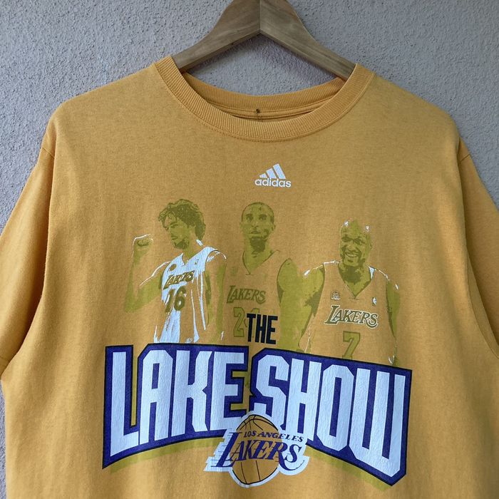 NBA T-Shirt NBA Adidas The Lake Show, LA Lakers | Grailed