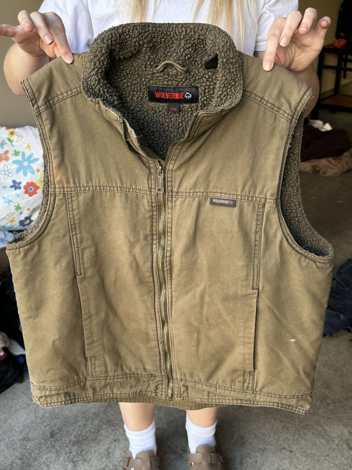 Vintage × Wolverine Light Brown Wolverine Vest | Grailed