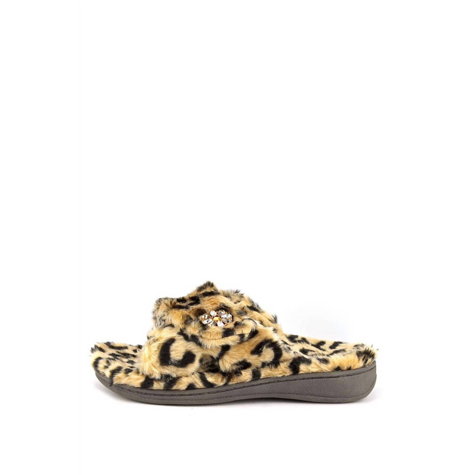 Vionic Relax Luxe Slippers In Tan Leopard | Grailed