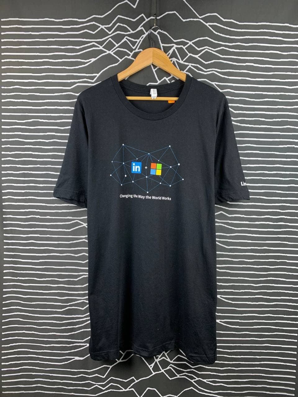 Microsoft × Vintage Linked In Microsoft Softwear Techwear Tee | Grailed