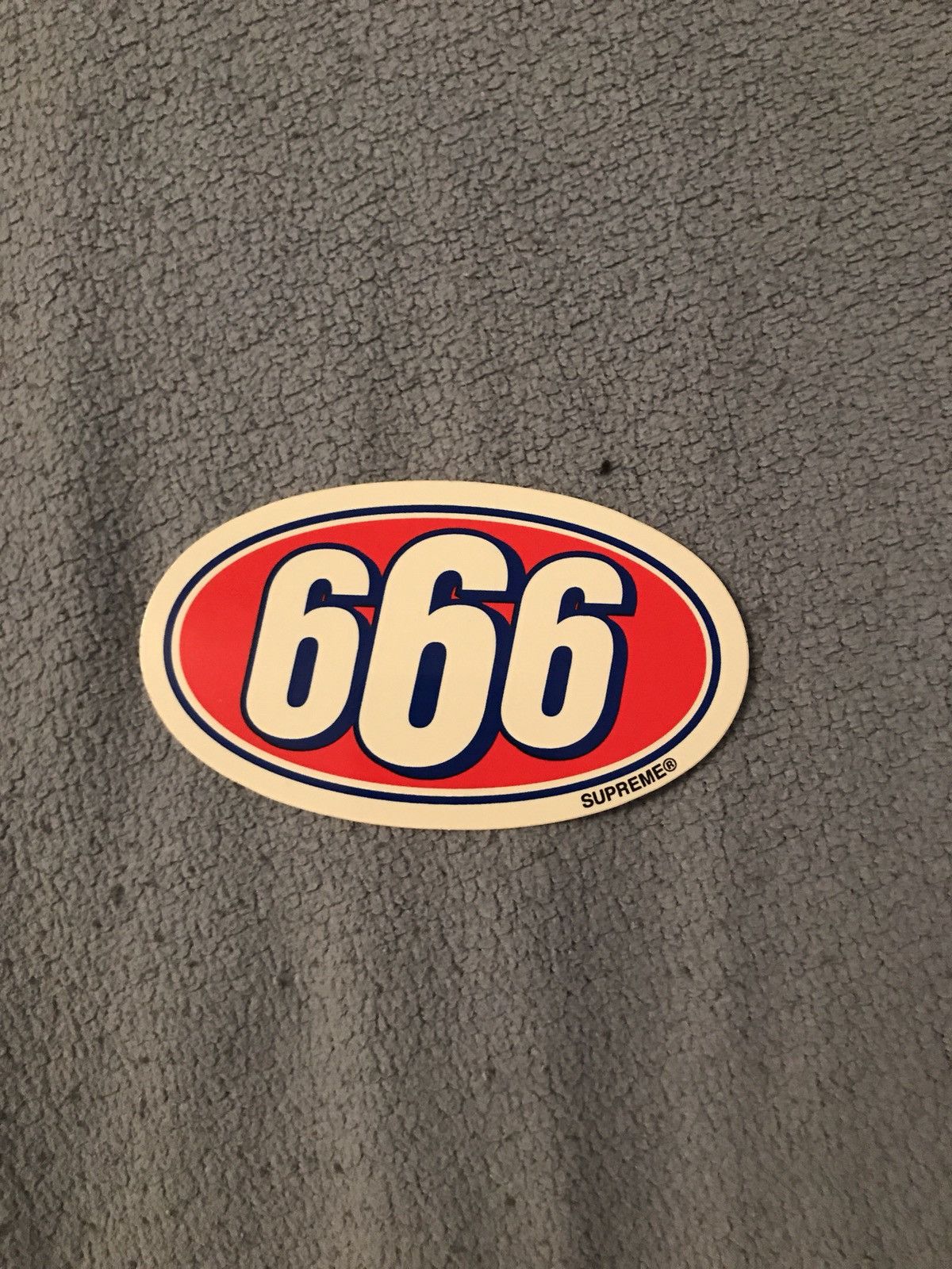 Supreme 666 Sticker | Grailed