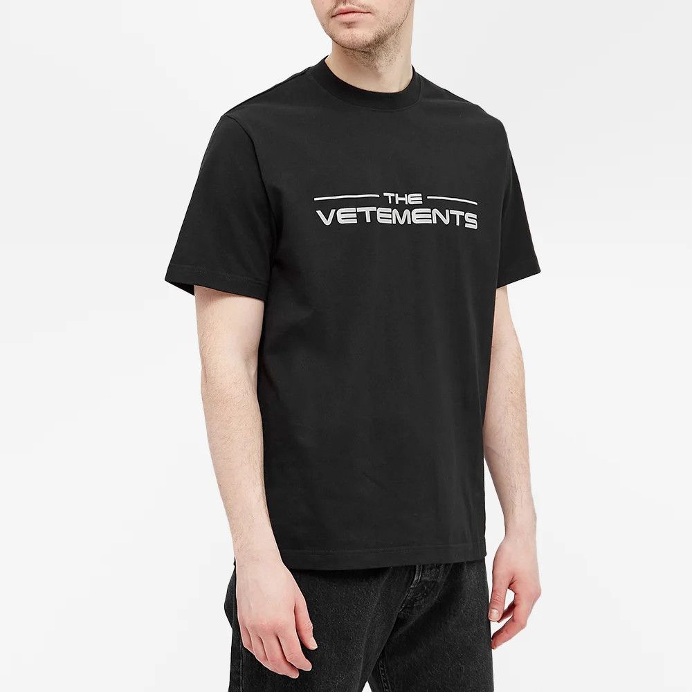 Vetements 🔥55% OFF🔥 [SALE] Vetements Black Logo Tee | Grailed