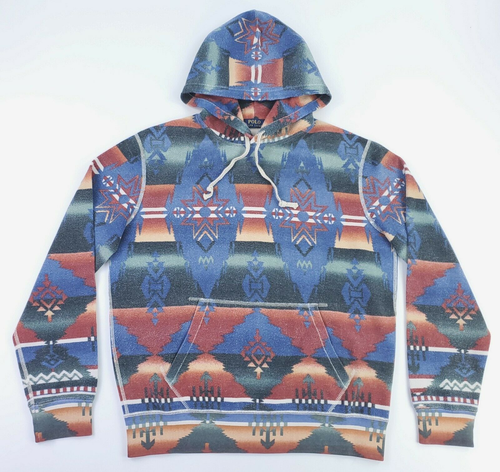Polo Ralph Lauren Polo Ralph Lauren Aztec Southwestern Fleece Hoodie XXL | Grailed