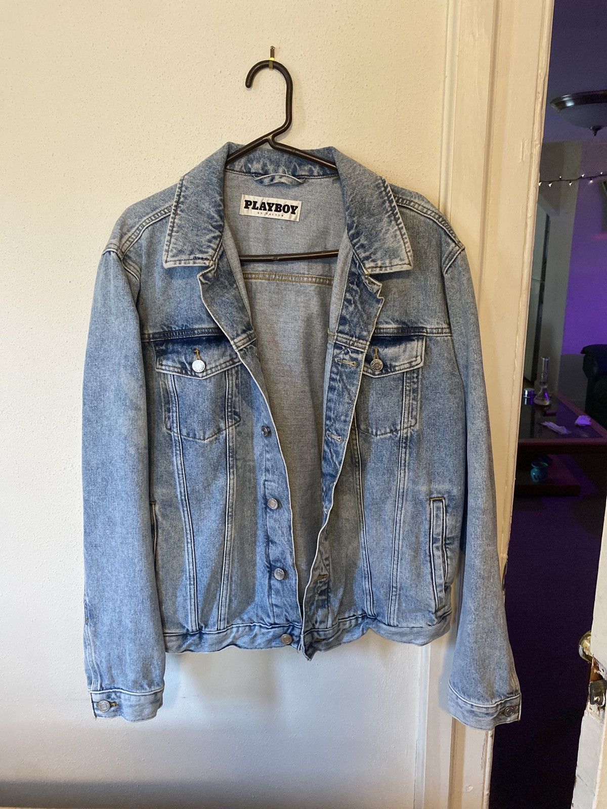 Playboy Blue Playboy Denim Jacket | Grailed