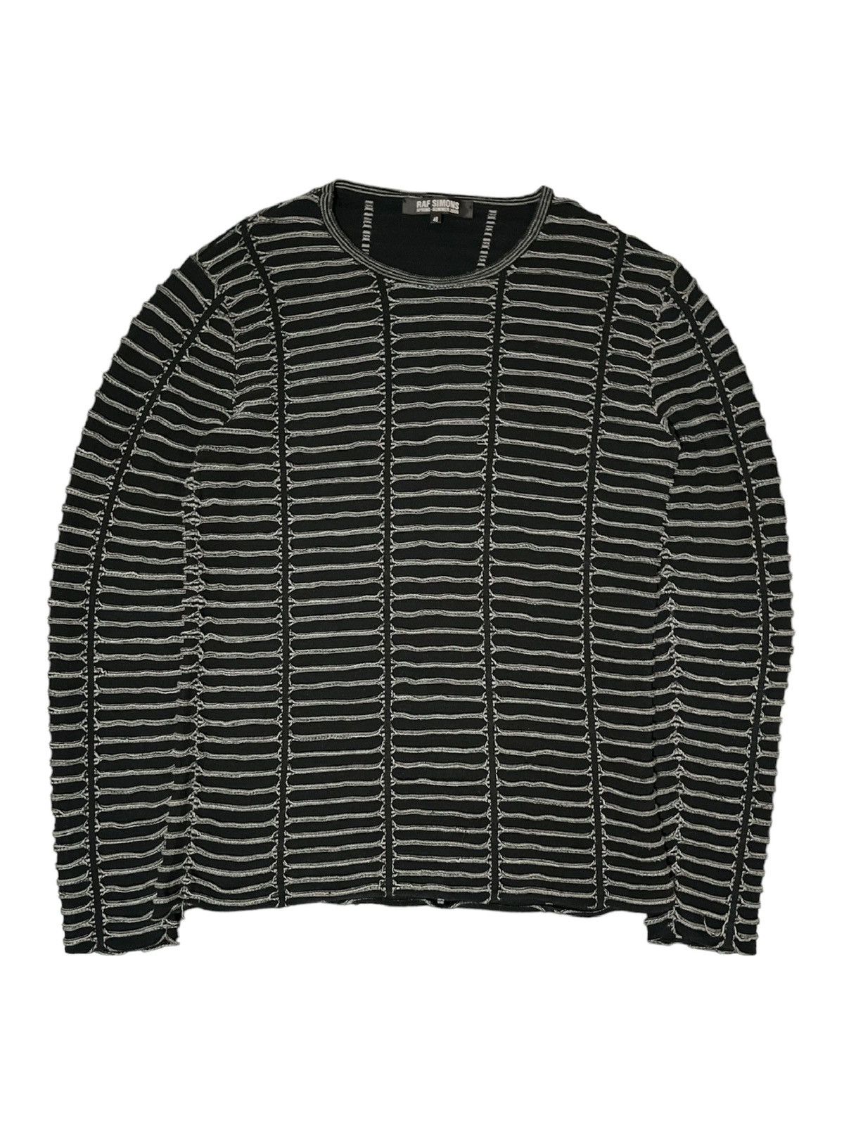 Raf Simons SS06 ICARUS SURGUIT EXOSKELETON LASER CUT SWEATER | Grailed