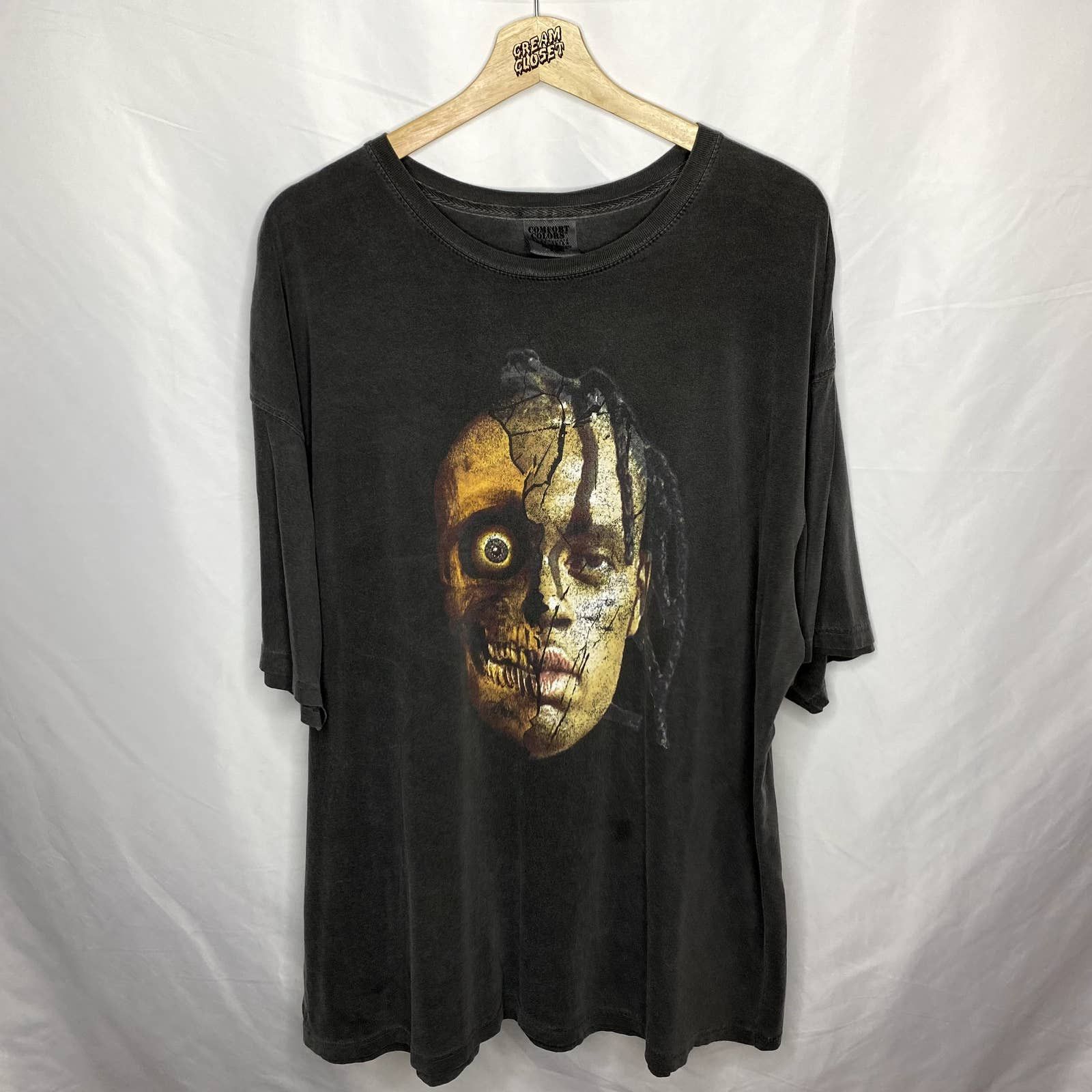 Travis Scott Cactus Jack Zombie Robot Face Rodeo Hip Hop Rap Tour Merch ...