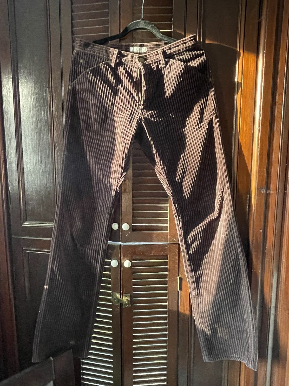 Number (N)ine AW02 VELVET CORDUROY PANTS | Grailed