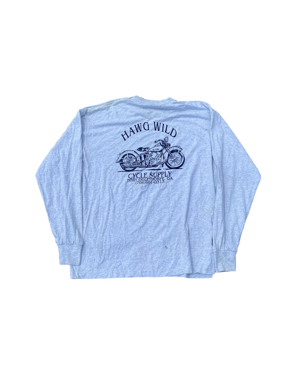 Vintage Vintage hawg wild biker Harley-Davidson style T-shirt 1990s ...