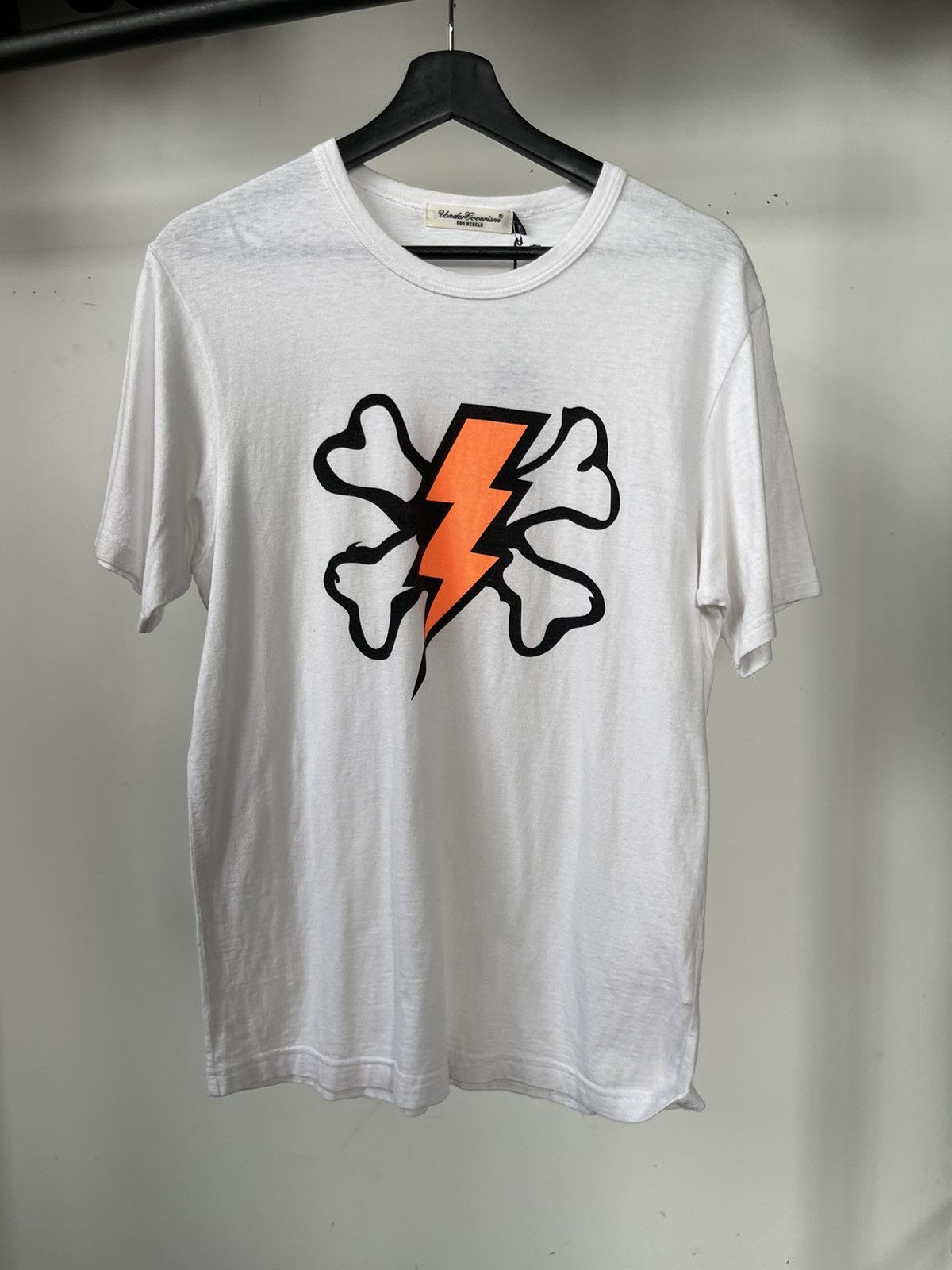 Undercover Lightning Bolt & Crossbones Tee | Grailed