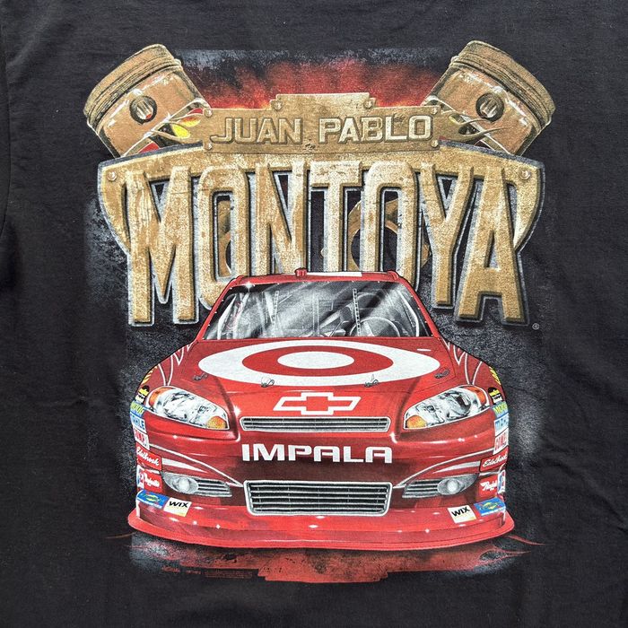 Vintage Vintage NASCAR Juan Pablo Montoya Target Racing T Shirt | Grailed