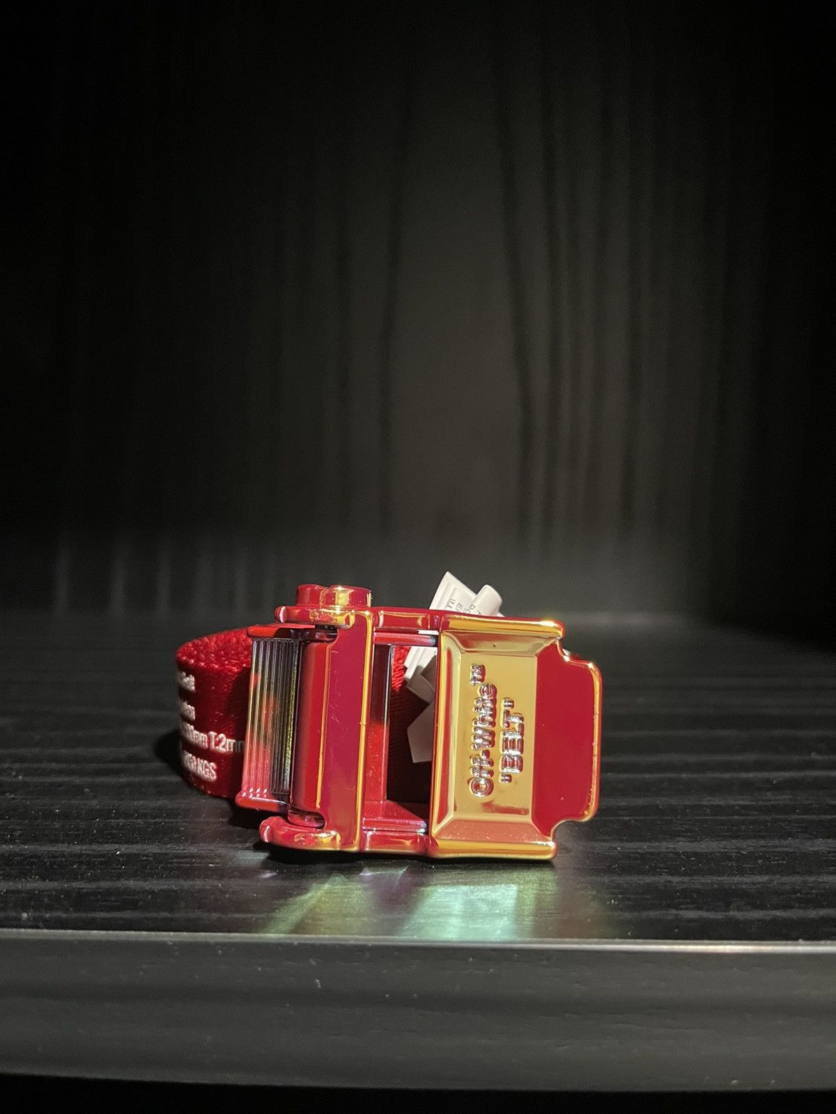 Off-White Off-White Industrial Belt 2.0 Red | Grailed