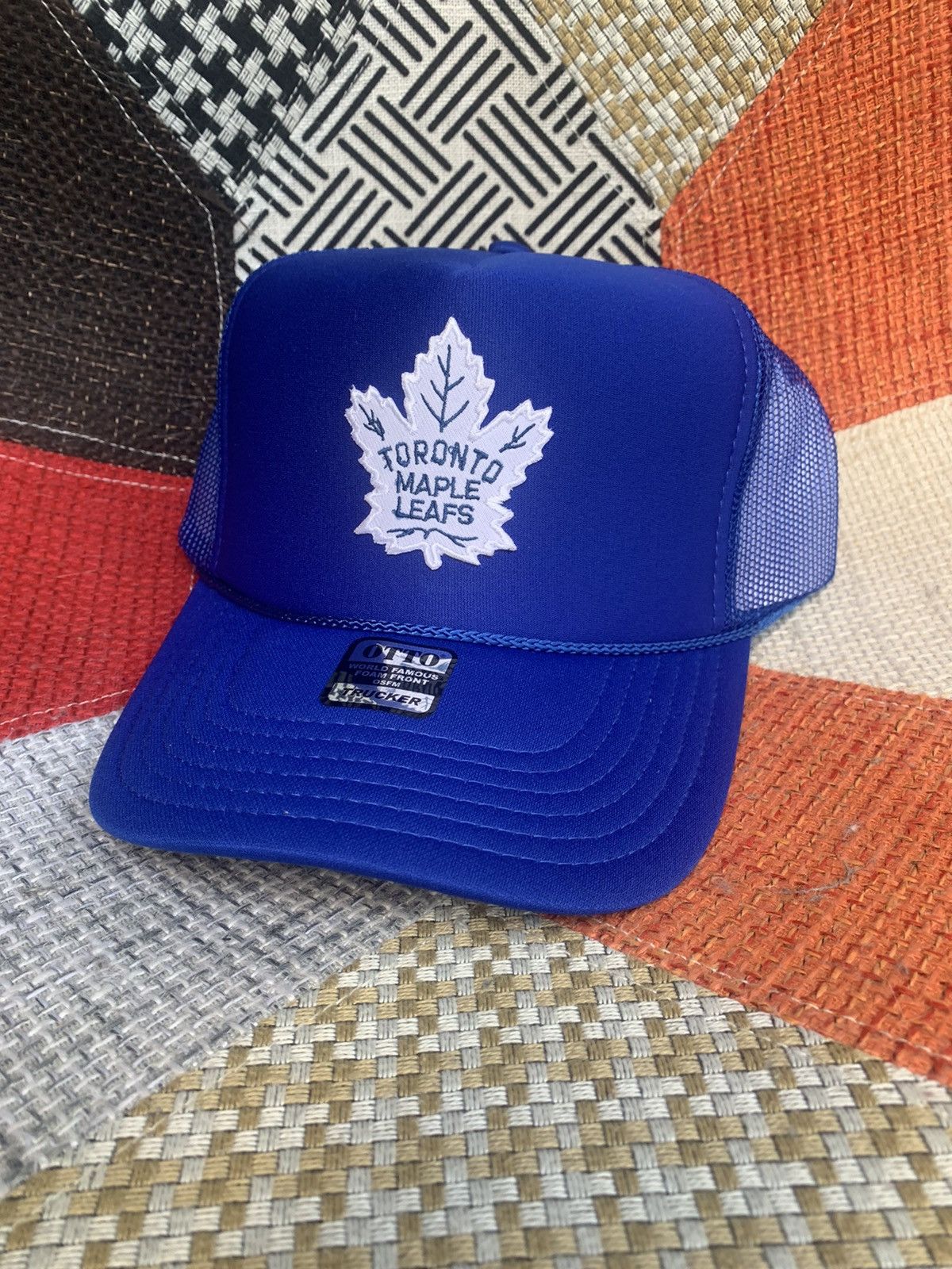 Vintage New Toronto Maple Leafs High Crown Trucker Hat | Grailed