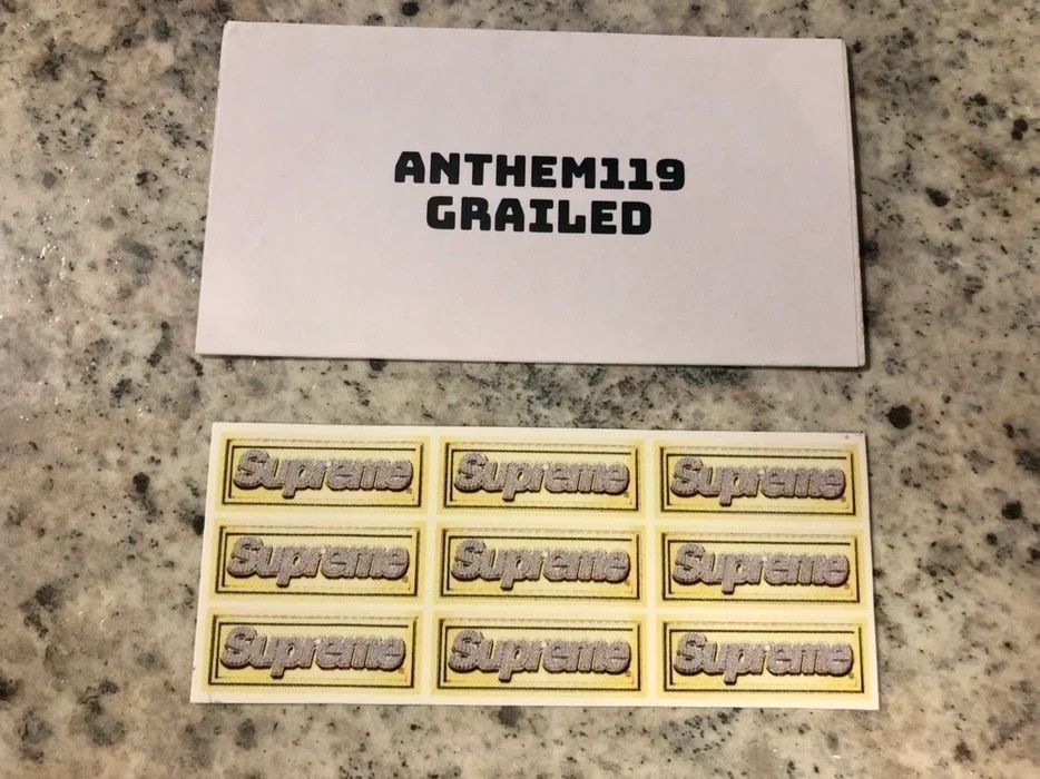 Supreme Supreme Mini Bling Box Logo Sticker 2013 | Grailed