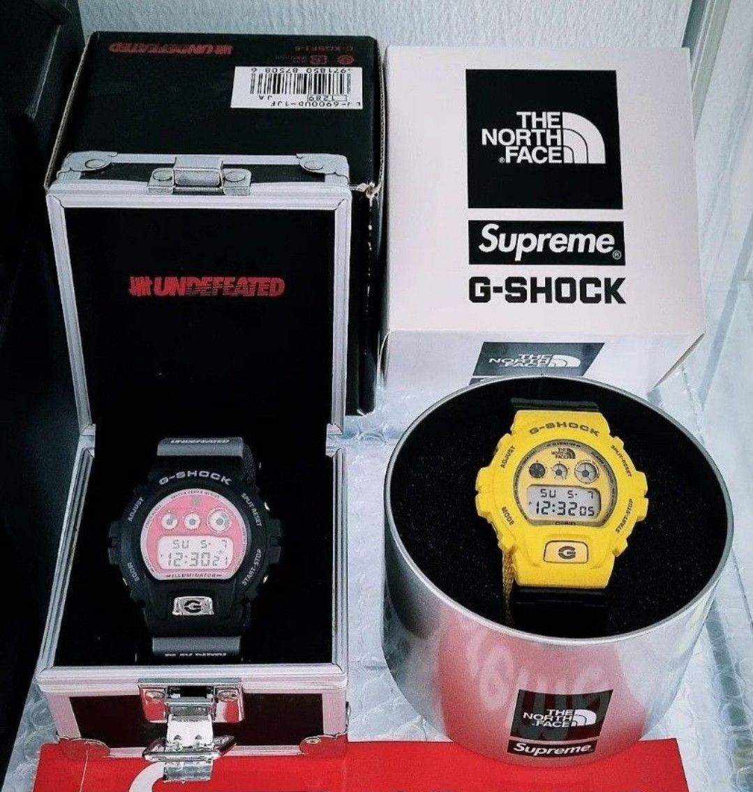 G Shock Casio G-Shock Undefeated / TnF x SUPREME Bundle | Grailed