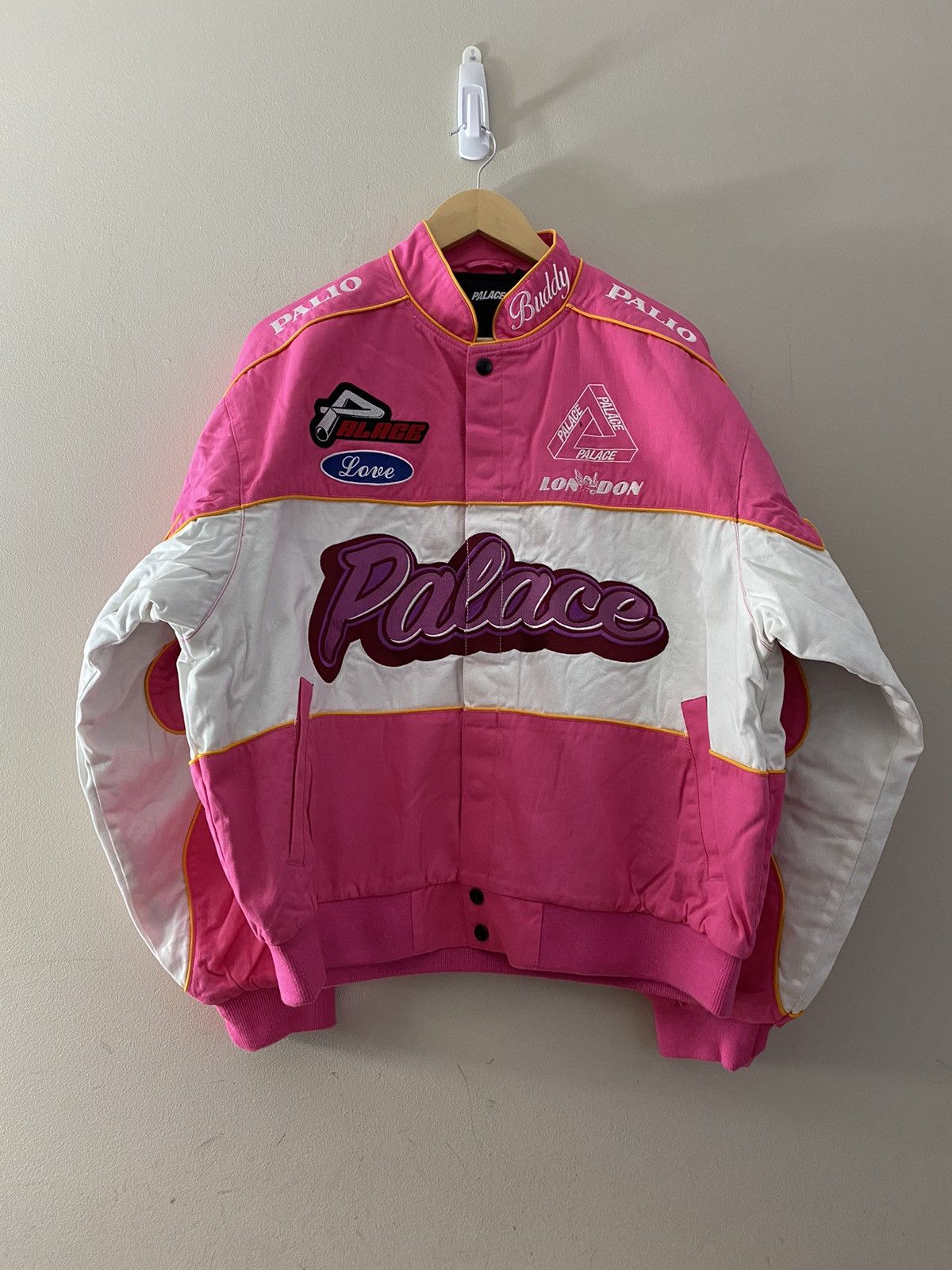 Palace Fast Cotton Racing Jacket | Grailed
